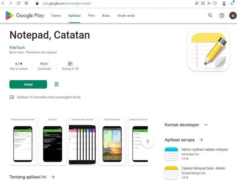 Notepad, Catatan – DKISP Tarakan