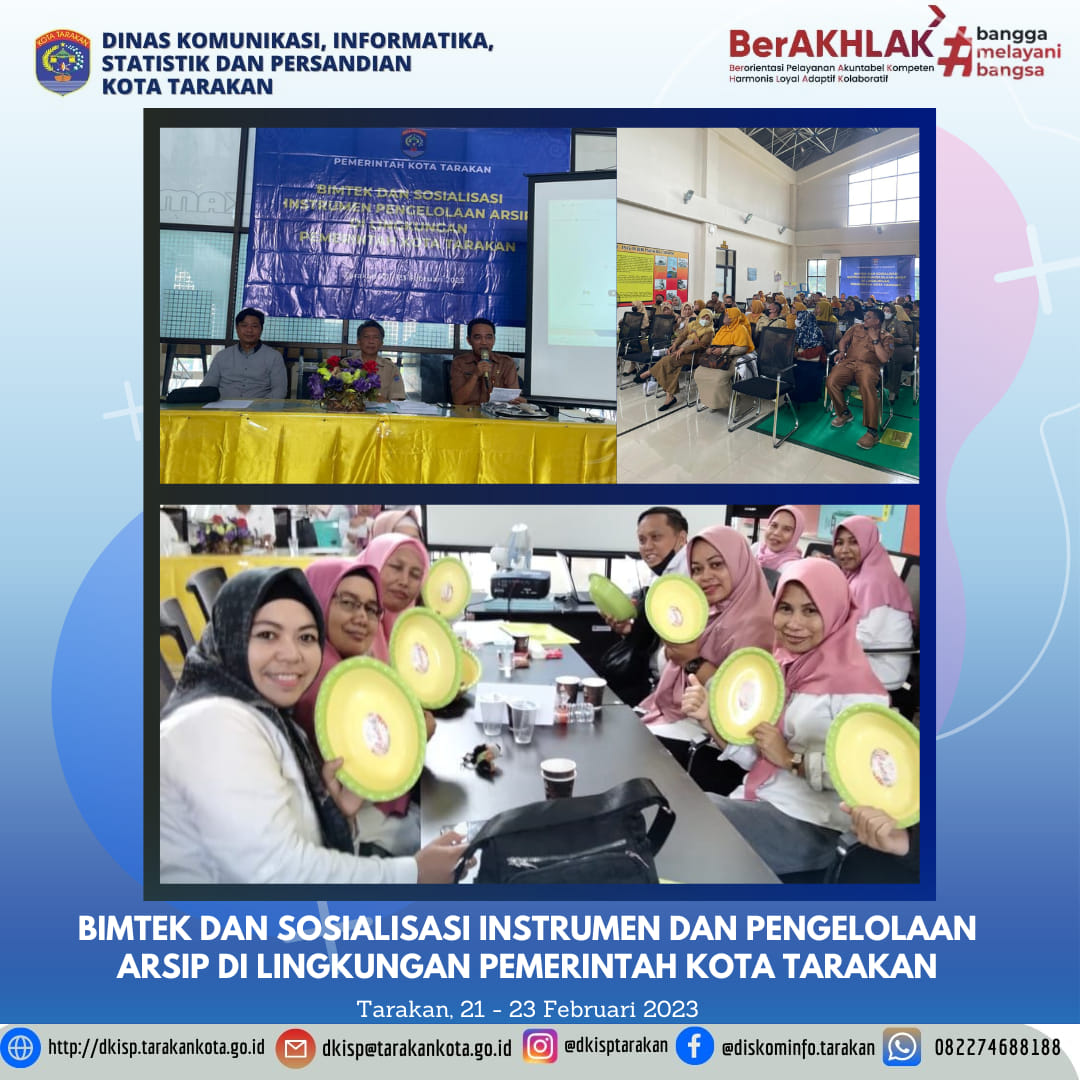 DKISP Kota Tarakan mengikuti Bimtek dan Sosialisasi Instrumen ...