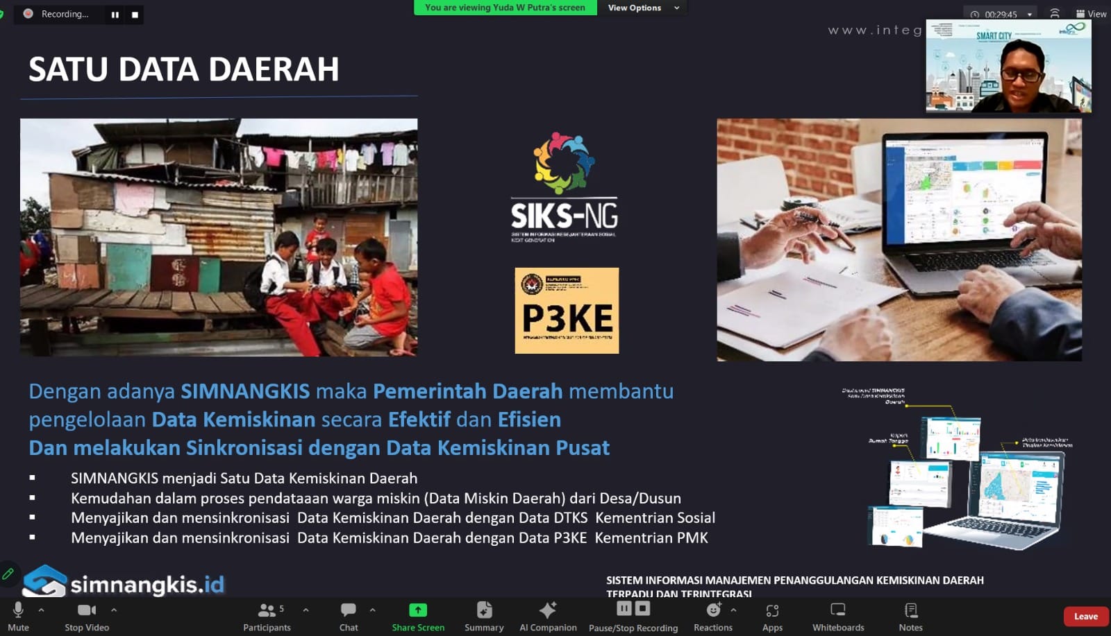 Pemaparan Aplikasi SIMNANGKIS Terpadu dan Terintegrasi – DKISP Tarakan