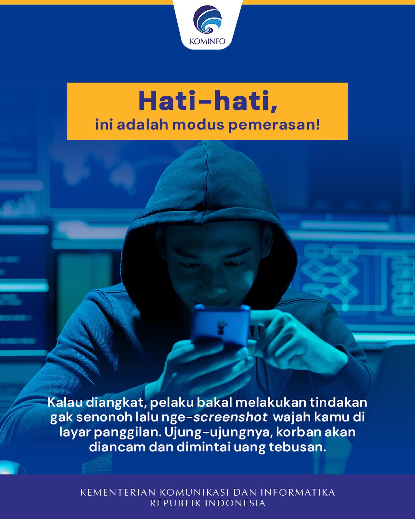 Jangan Ambil Pusing Vidcall dari Nomor Asing – DKISP Tarakan