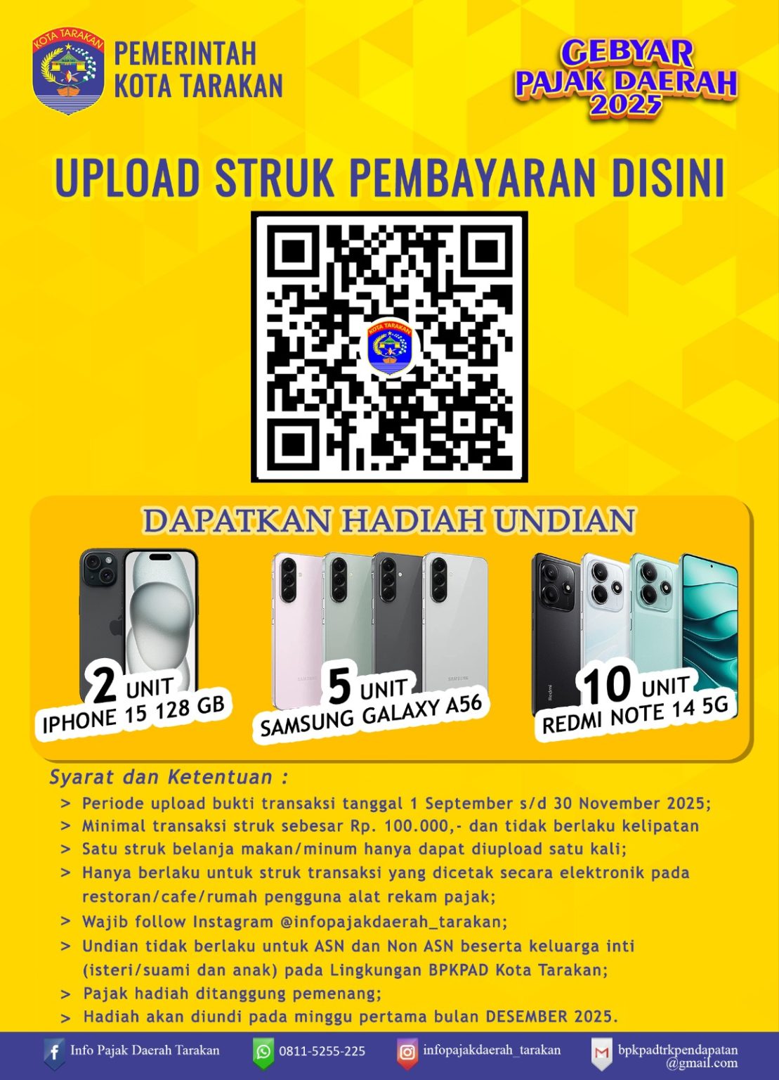 Gebyar Pajak Daerah 2025 – DKISP Tarakan